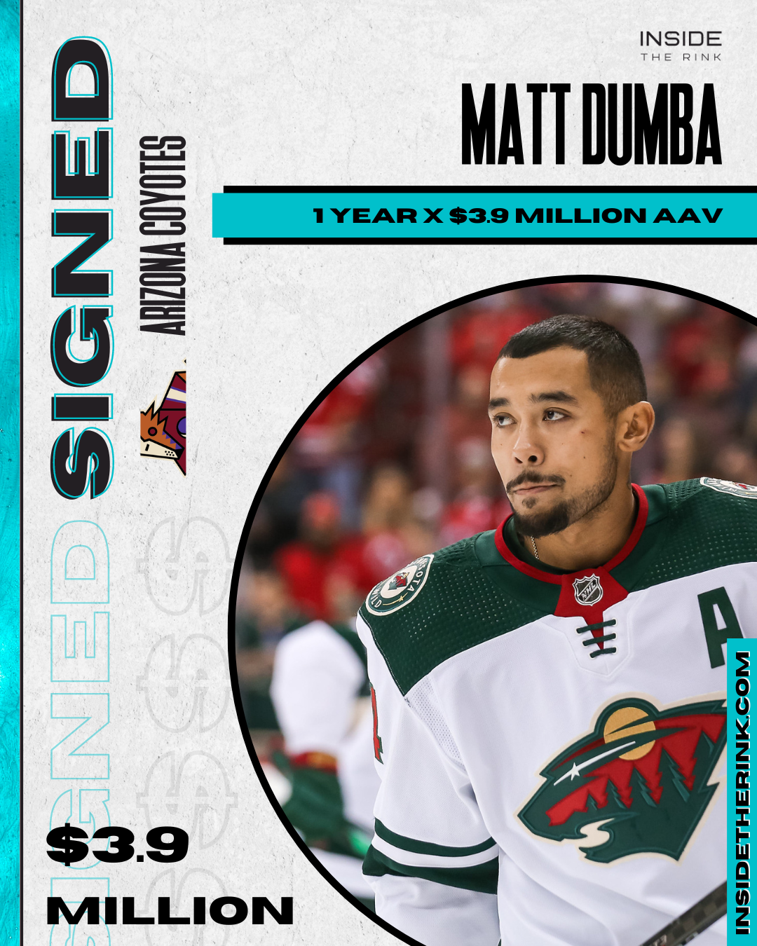 Matt Dumba Signs With the Arizona Coyotes | Inside The Rink Matt Dumba Signs With the Arizona Coyotes | Inside The Rink