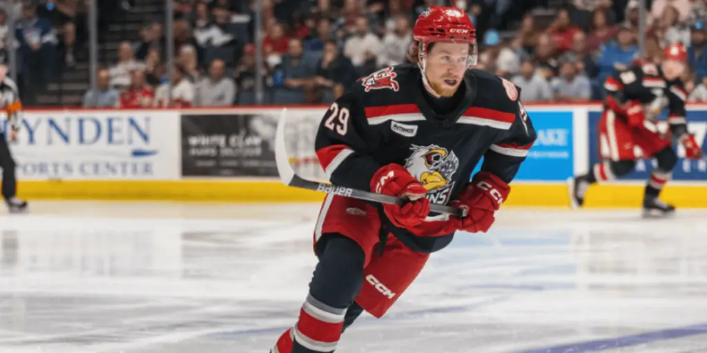 Nate Danielson Makes His Professional Debut for Grand Rapids Nate Danielson Makes His Professional Debut for Grand Rapids